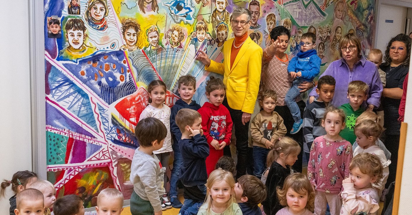 Kita St. Johann Dillingen gestaltet Wandkunstprojekt zu Kinderrechten ...